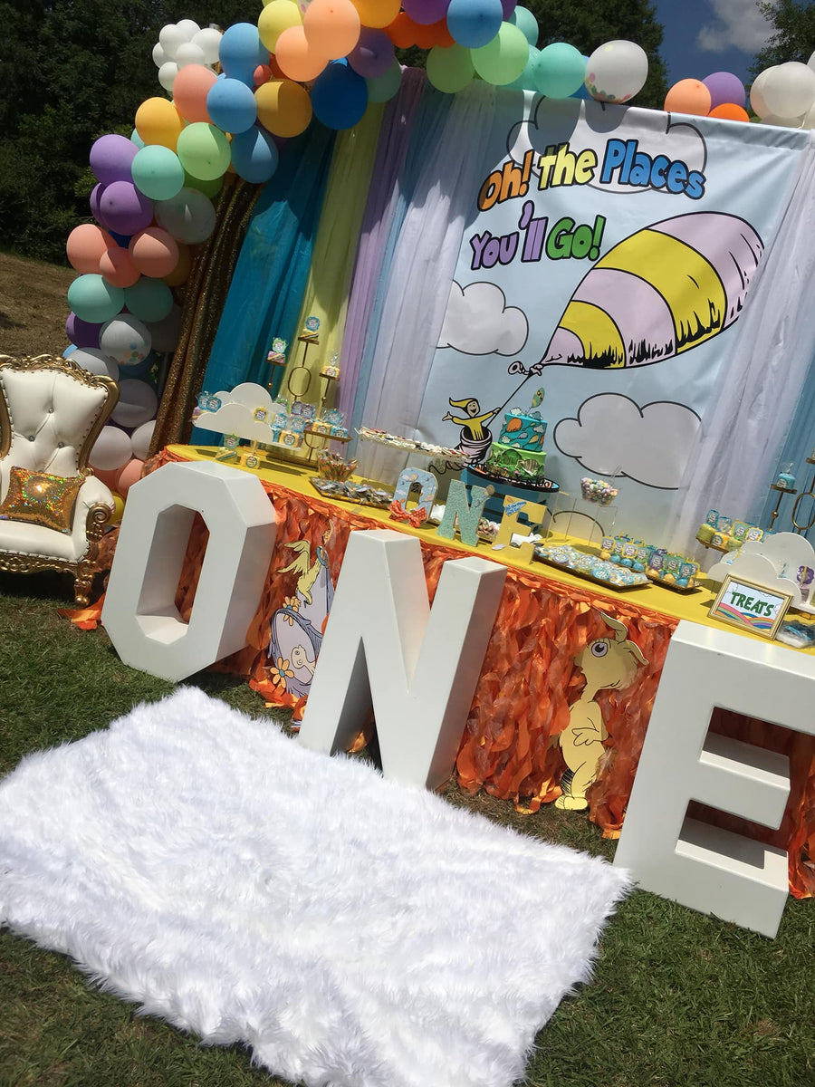 Oh the Places You'll Go! Hot Air Balloon Backdrop Personalized - Desig ...
