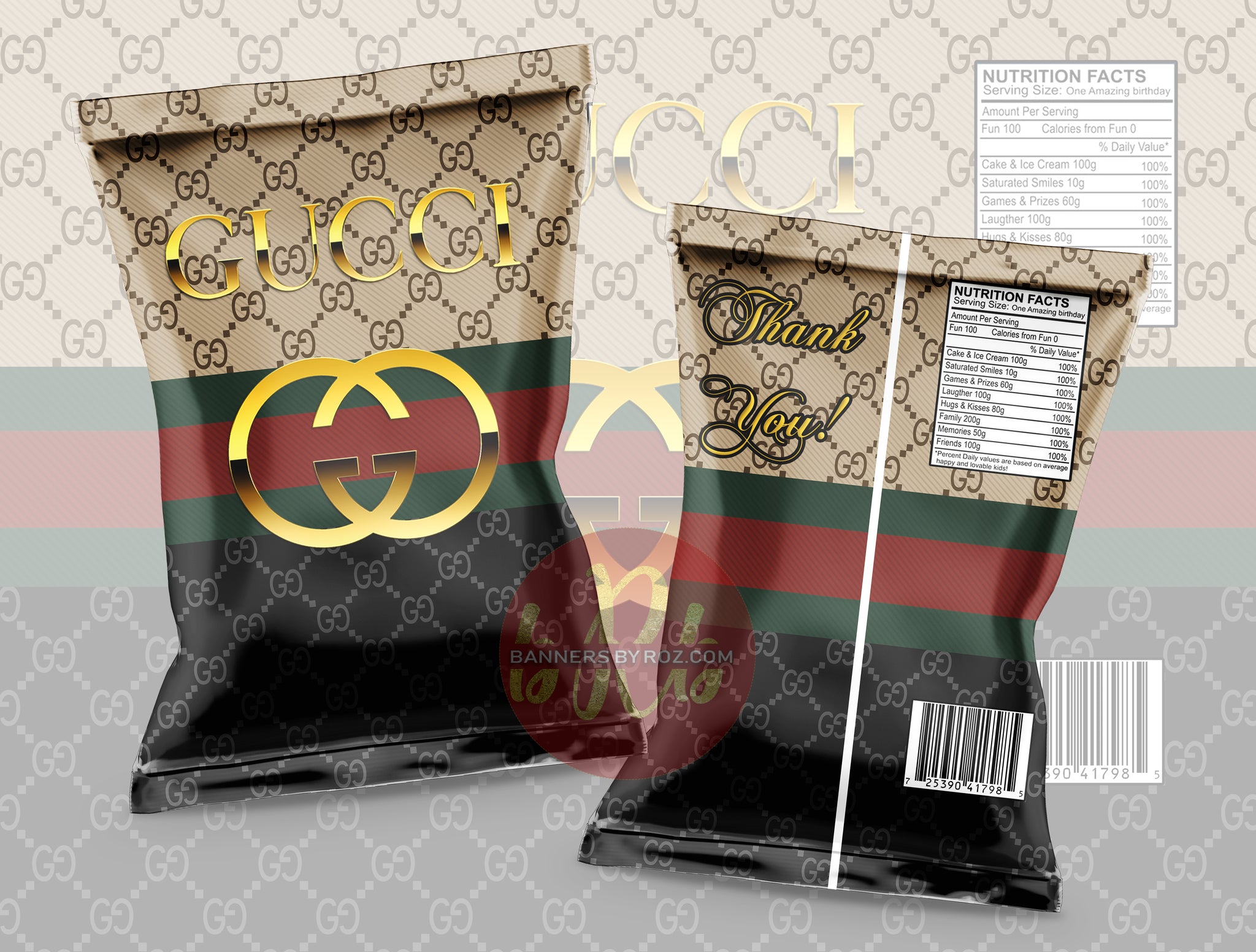 Gucci Chip Bag - Digital File – Banners by Roz