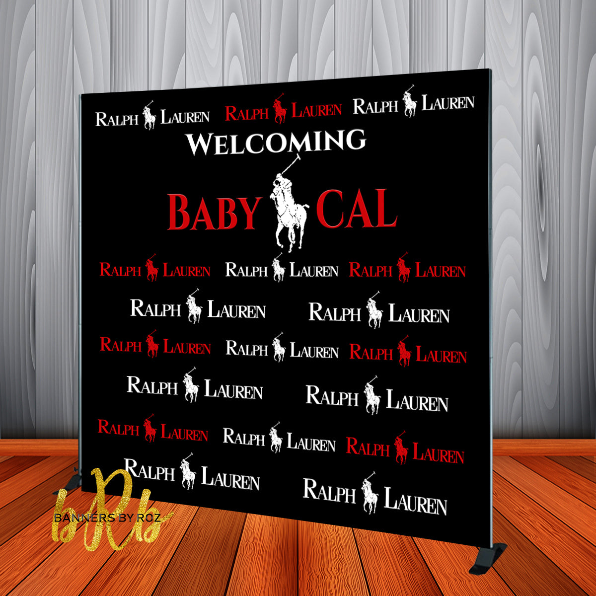 Polo Ralph Lauren Inspired Backdrop - Step & Repeat - Designed, Printe ...